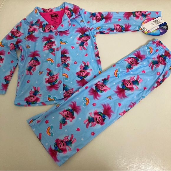 Dreamworks | Pajamas | Dreamworks Trolls Cute Pajama Set | Poshmark